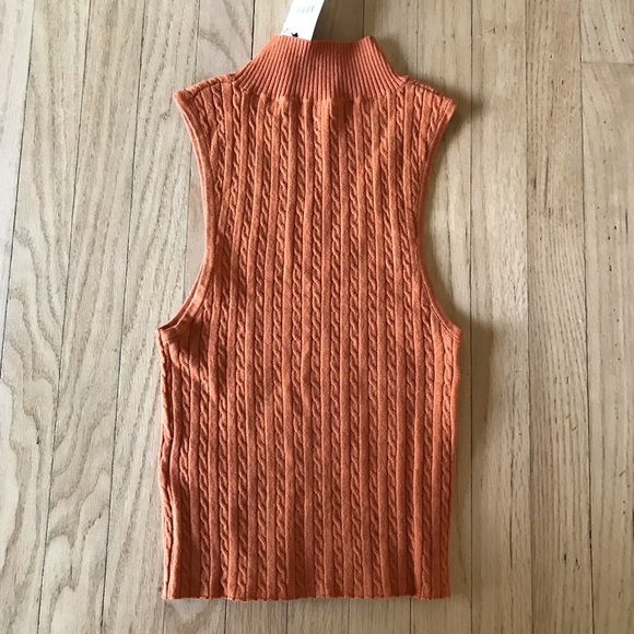 Cotton On | Tops | High Neck Cable Knit Sleeveless Tank | Poshmark